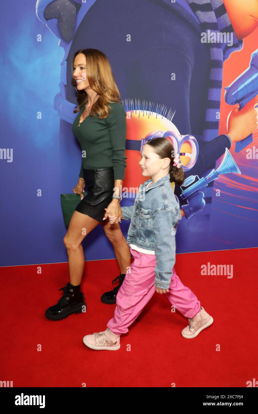 Sydney, Australia. 15th June 2024. Kyle Clarke and daughter Kelsey Lee ...