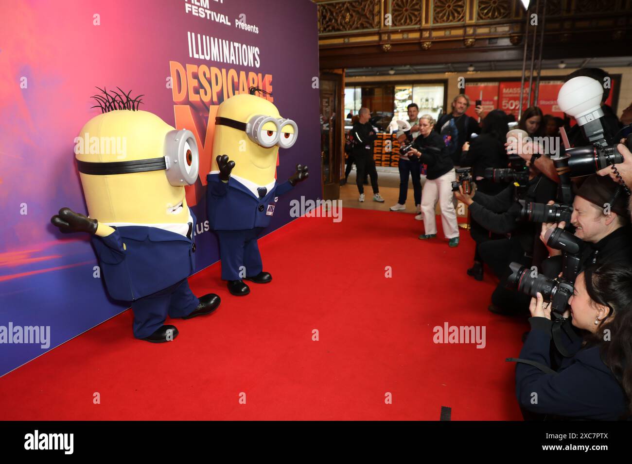 Sydney, Australia. 15th June 2024. Minions on the red carpet at the ...