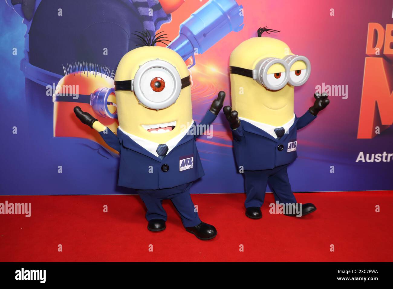 Sydney, Australia. 15th June 2024. Minions on the red carpet at the ...