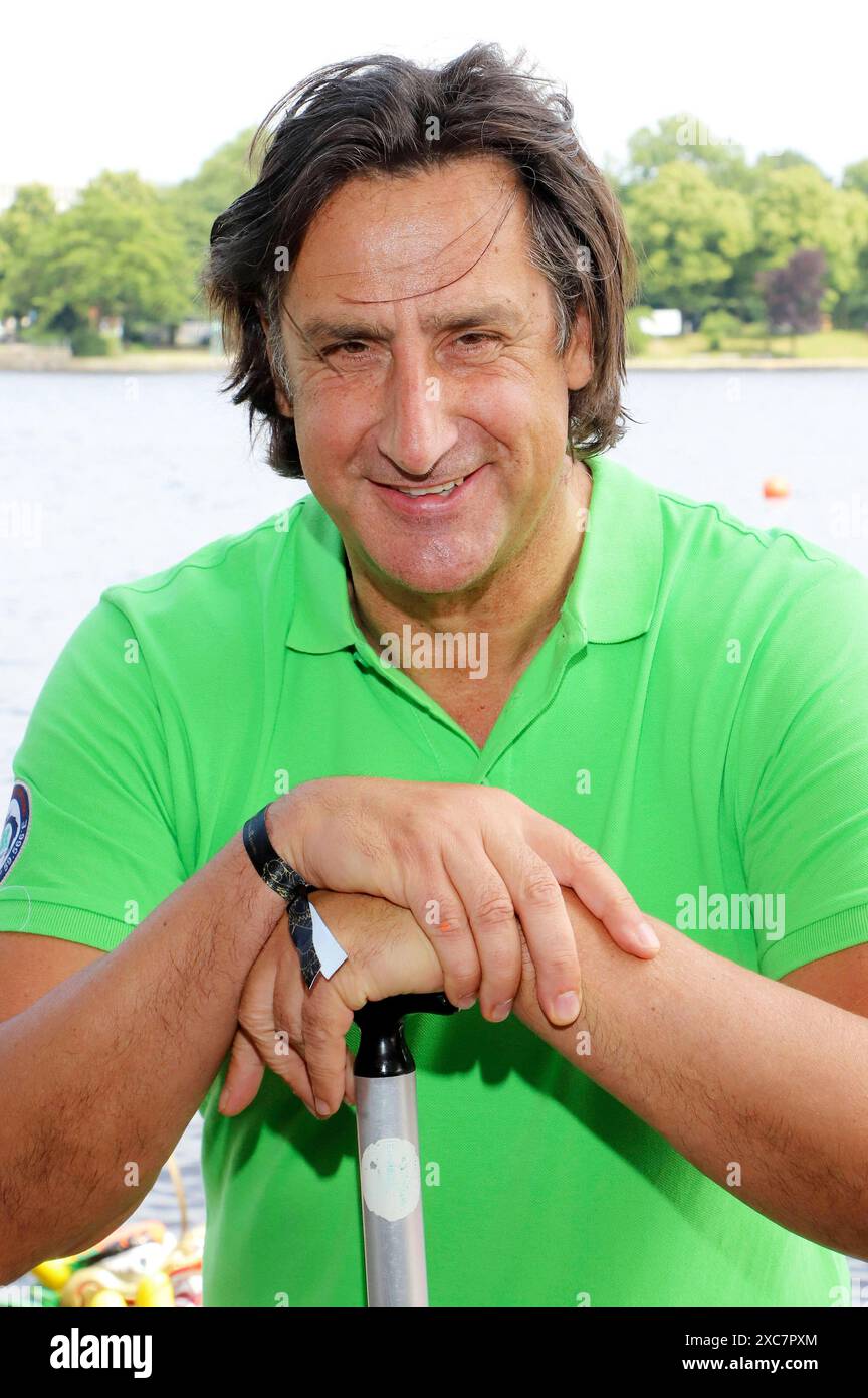 Christian Schenk beim Drachenbootrennen 2024 der Michael Stich Stiftung ...