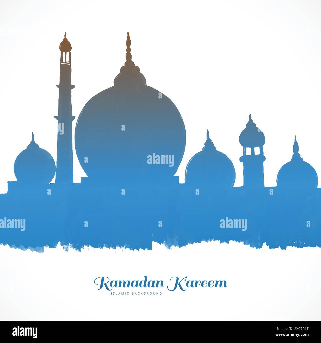 Beautiful religious ramadan kareem islamic festival mosque card design ...