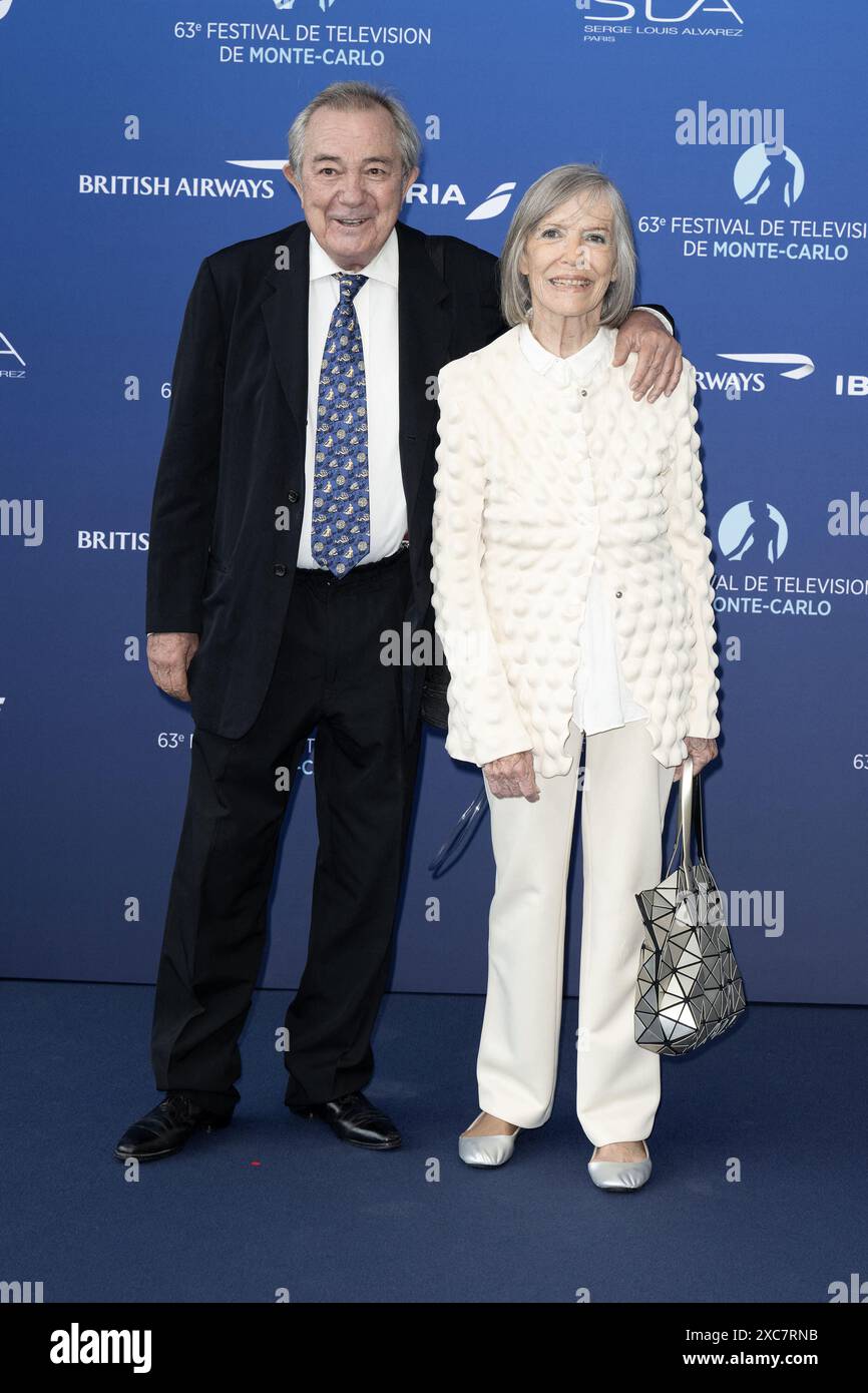 Monte Carlo, Monaco. 30th May, 2024. Remo Girone and Victoria Zinny ...