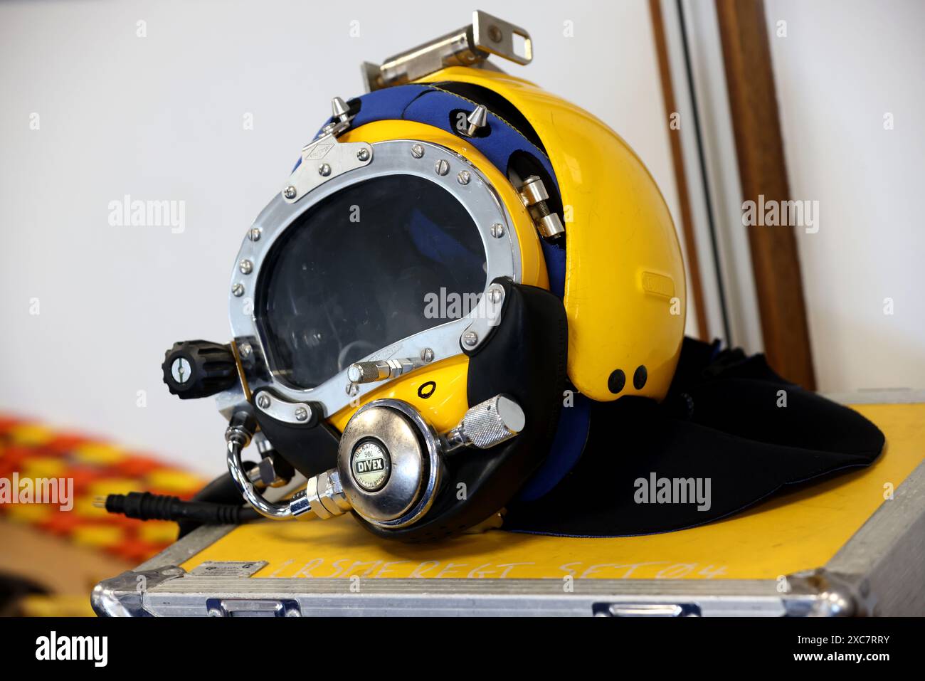 General views of equipment used by the Royal Engineers Diving School ...