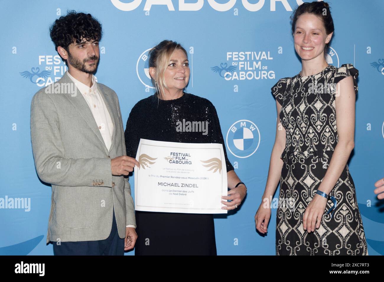 Cabourg, France. 14th June, 2024. Michael Zindel and guests attend the ...