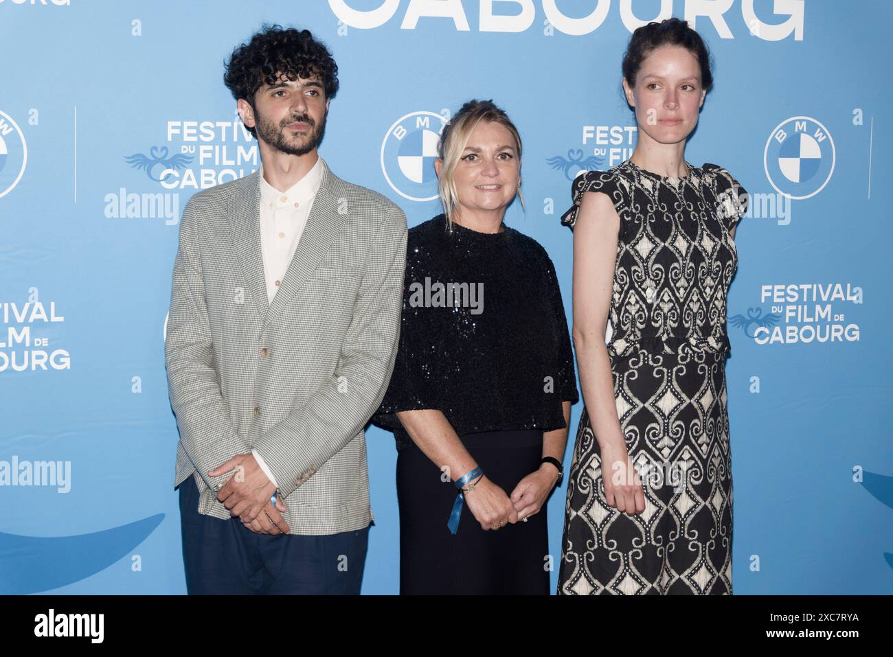 Cabourg, France. 14th June, 2024. Michael Zindel and guests attend the ...