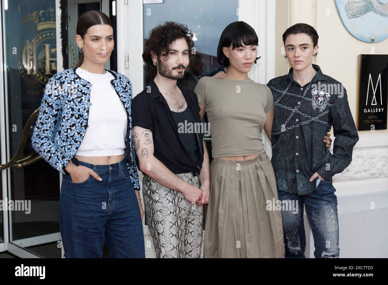 Cabourg, France. 14th June, 2024. Alma Jodorowsky, Alexis Langlois ...