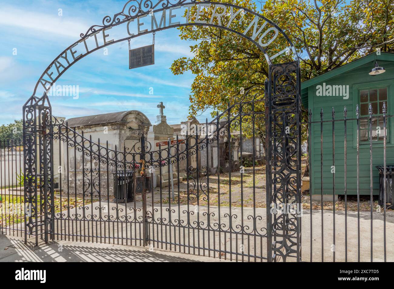 New Orleans; USA - October 25, 2023: Grave site at the Saint Louis ...