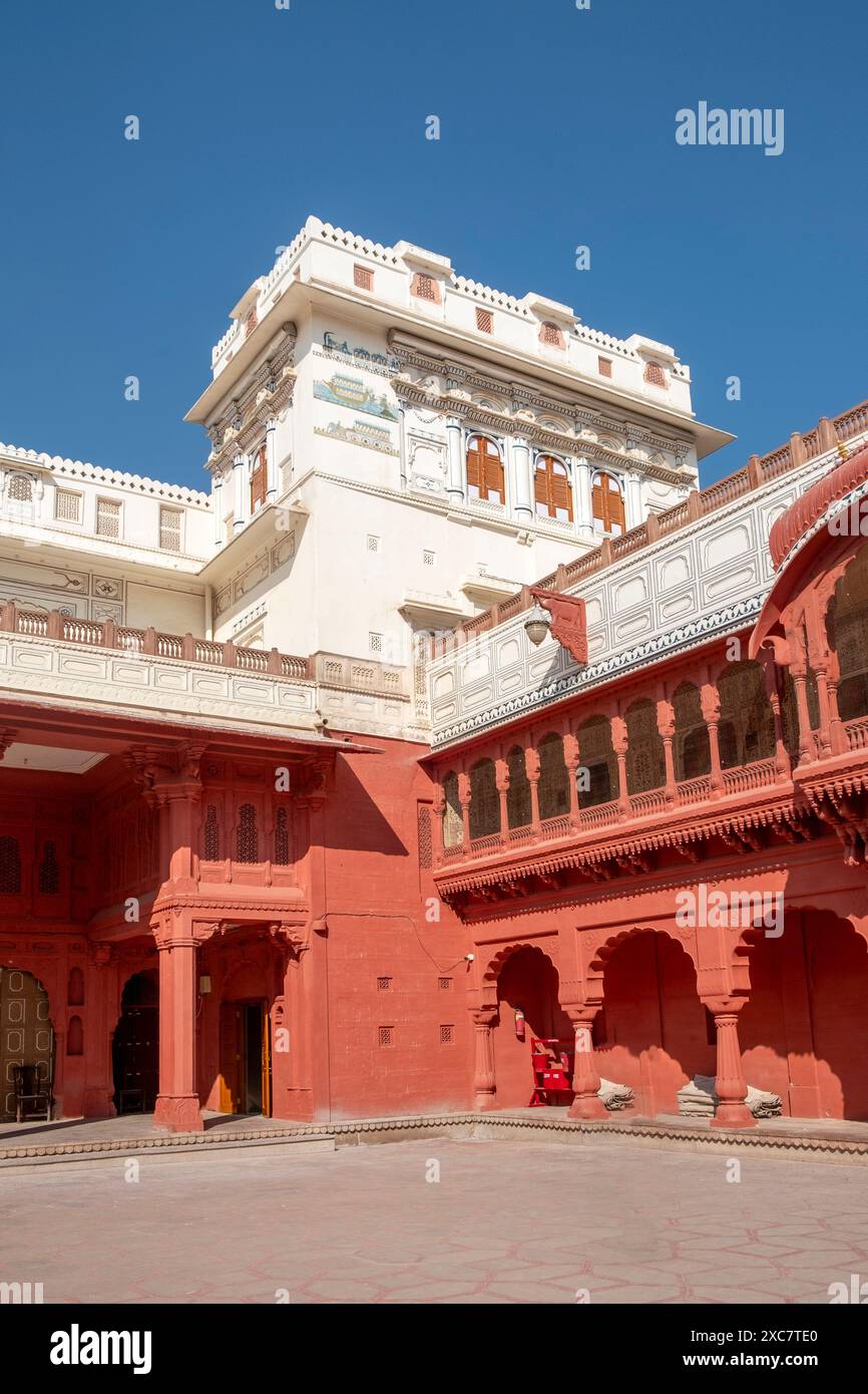 Bikaner, India - February 11, 2024: decorated beautiful interior rooms ...