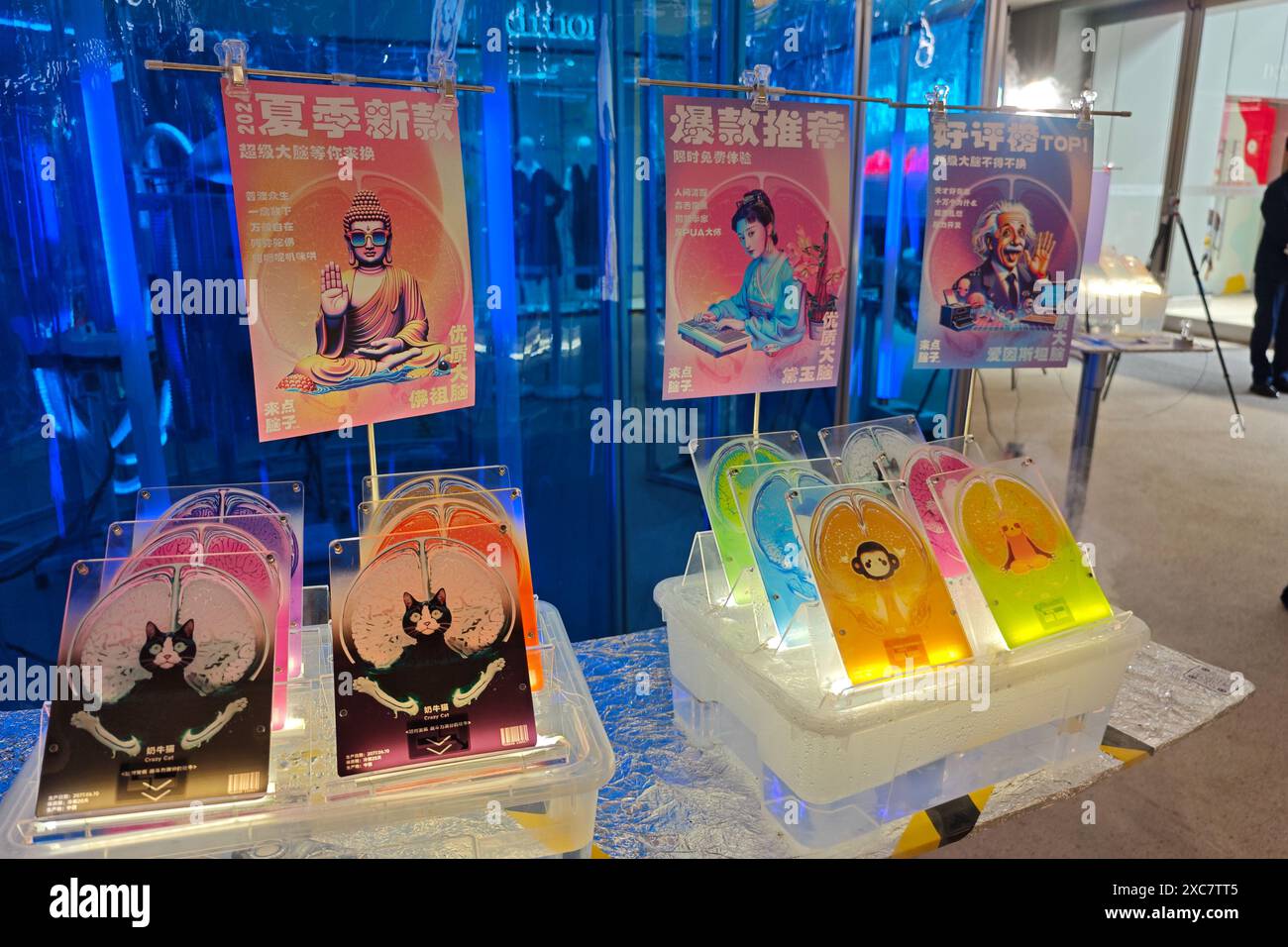 Shanghai, China. 15th June, 2024. An installation is allowing ...