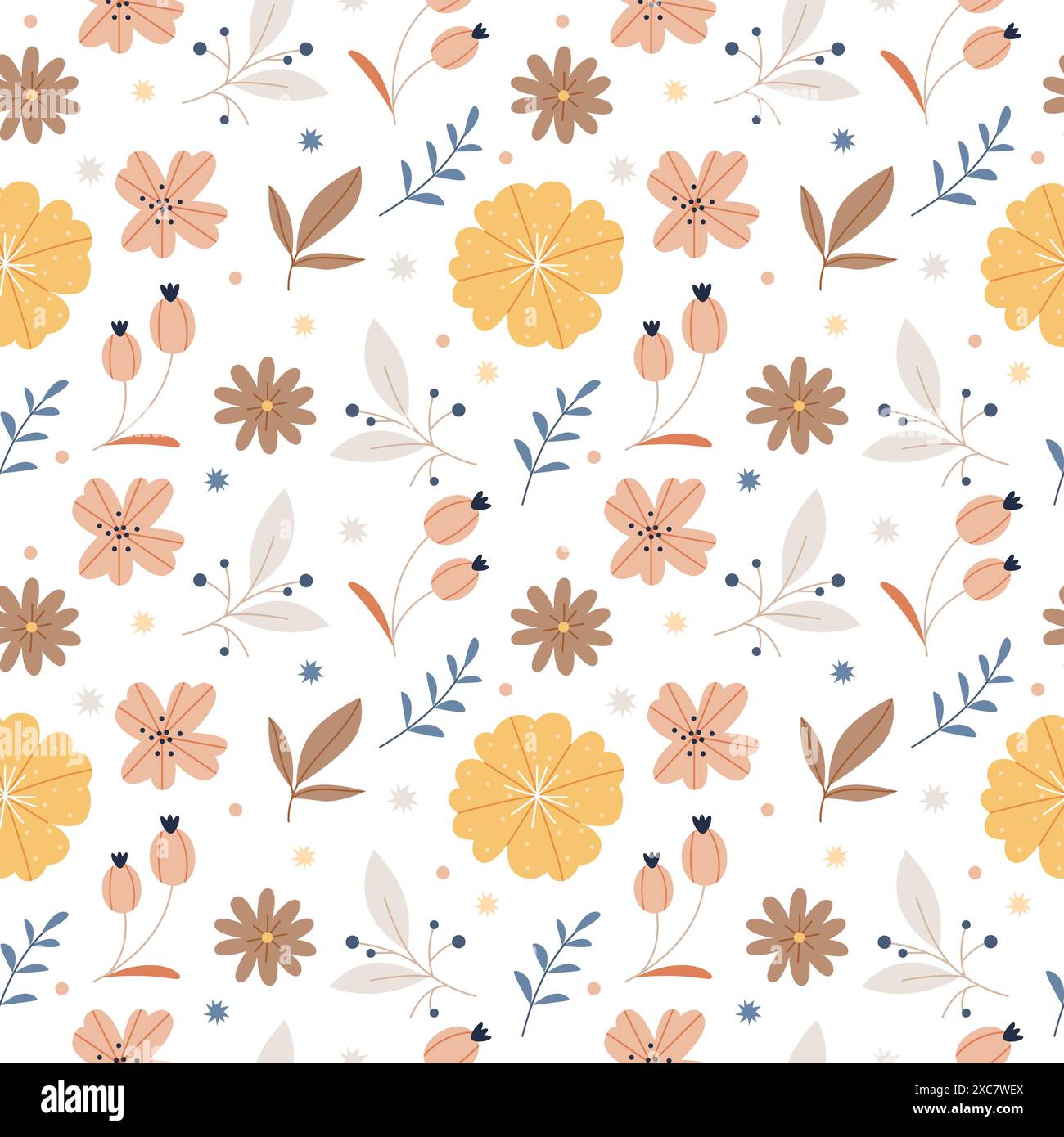 Autumn background in pastel Cut Out Stock Images & Pictures - Alamy