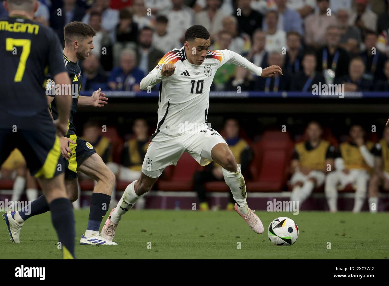 Jamal Musiala of Germany during the UEFA Euro 2024, Group A, football ...