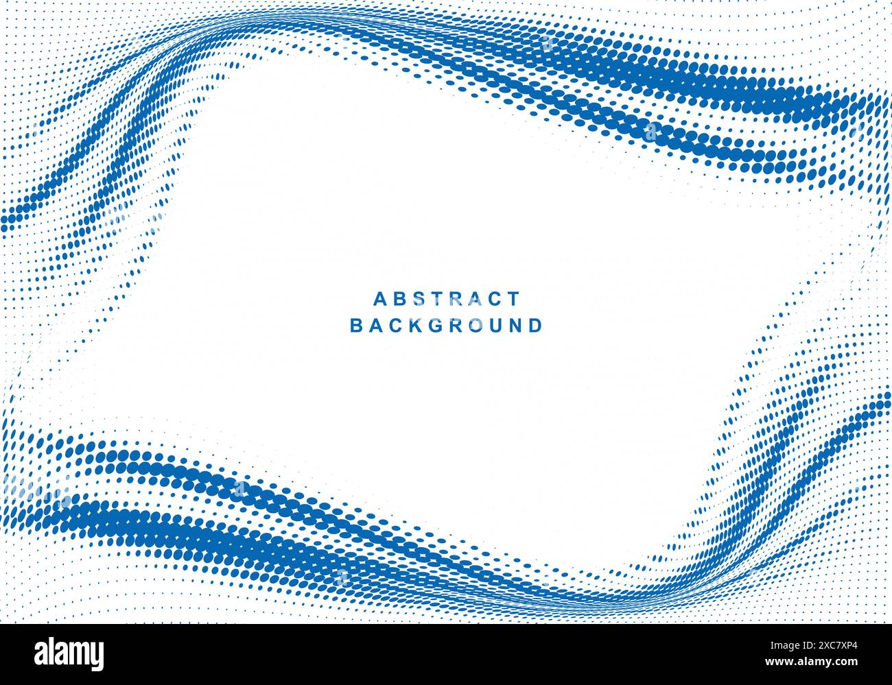 Elegant blue dotted particles flowing wave illustration Stock Vector Image & Art - Alamy