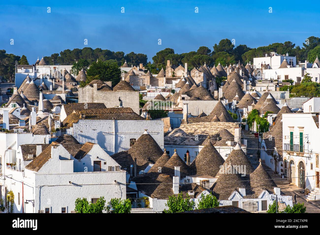 ALBEROBELLO, ITALY - MAY 17, 2024: View of Alberobello, a small Italian ...
