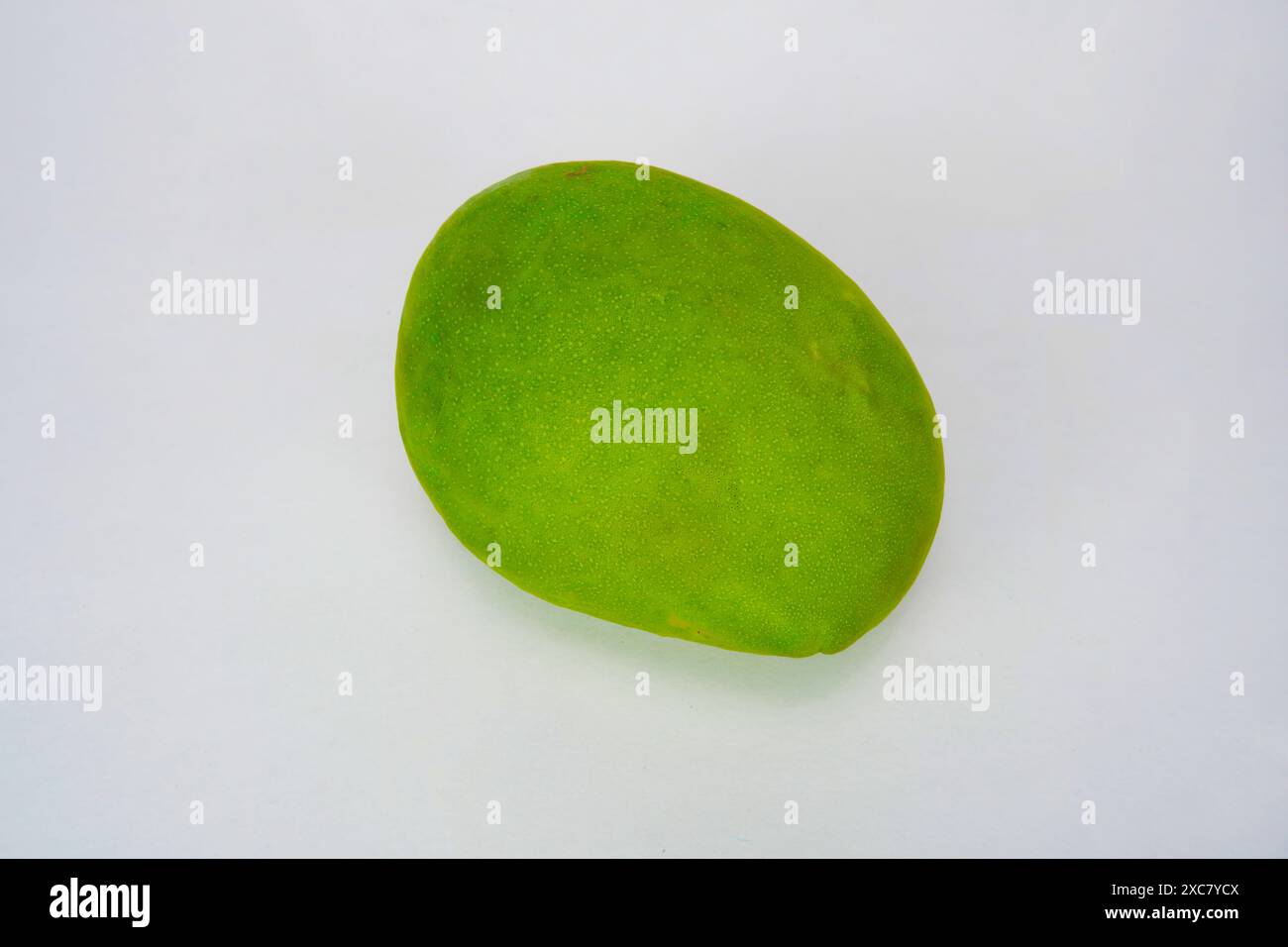 top view of raw mango on the table, isolated on white background Stock ...