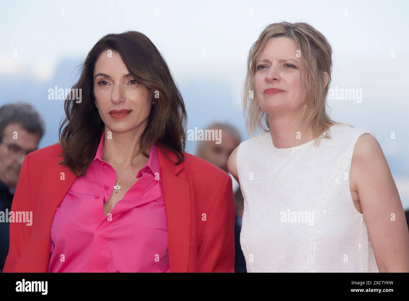 Cabourg, France. 14th June, 2024. Aure Atika and Jennifer Devoldere ...