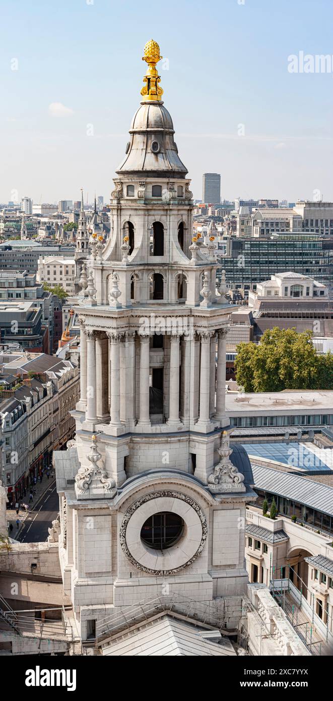 The north west tower of St Paul's Cathedral in London contains 'the ...