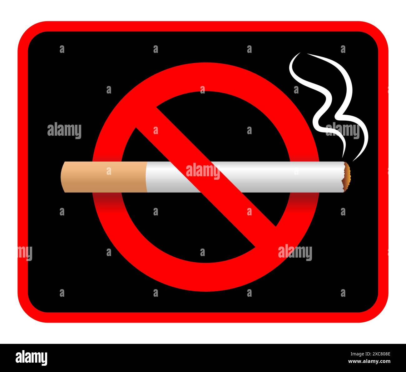 No smoking sign icon. Stop smoking symbol. Vector illustration Stock ...