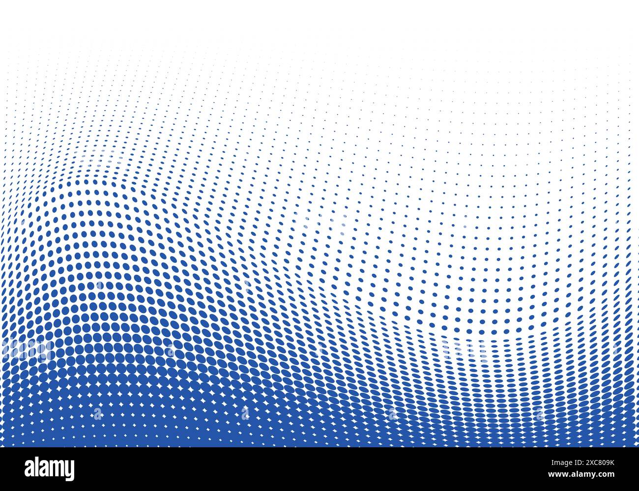 Beautiful dotted blue wave background Stock Vector Image & Art - Alamy