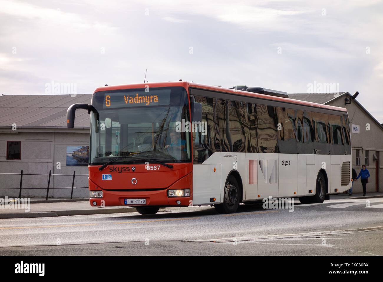 BERGEN, NORWAY - AUGUST 11, 2016: Iveco Crossway LE bus of Skyss ...