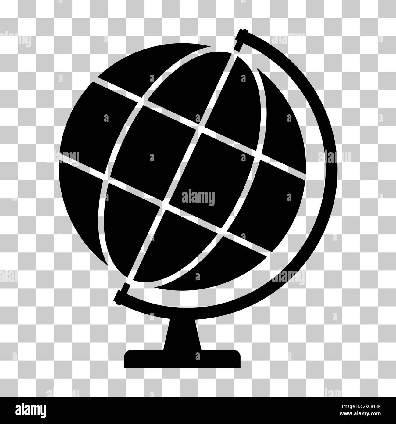 Globus map icon, Earth sign globe symbol, website design concept vector ...