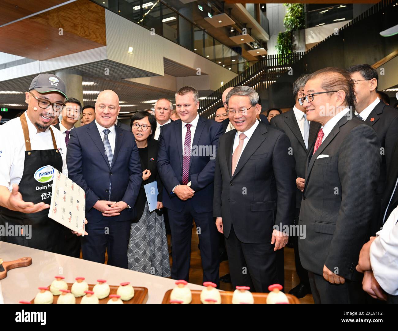 Wellington, New Zealand. 15th June, 2024. Chinese Premier Li Qiang ...