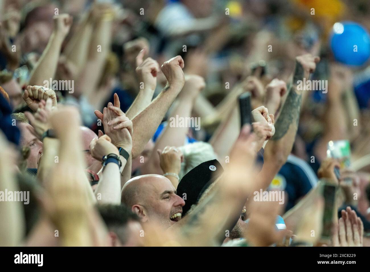 Zuschauer und Fans von Deutschland, GER, Germany (GER) vs. Scottland ...