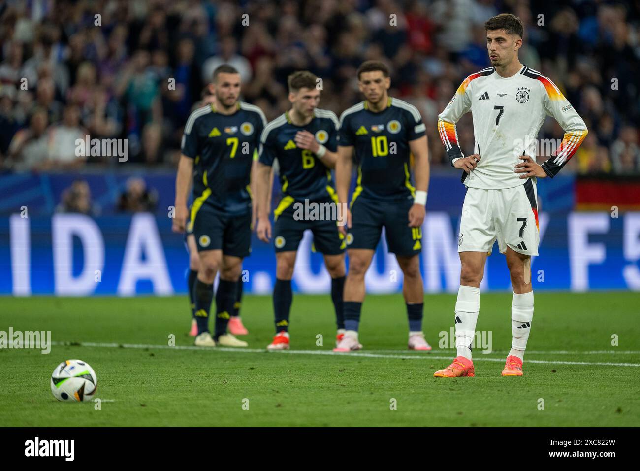 Kai Havertz (Deutschland #07), GER, Germany (GER) vs. Scottland (SCO ...