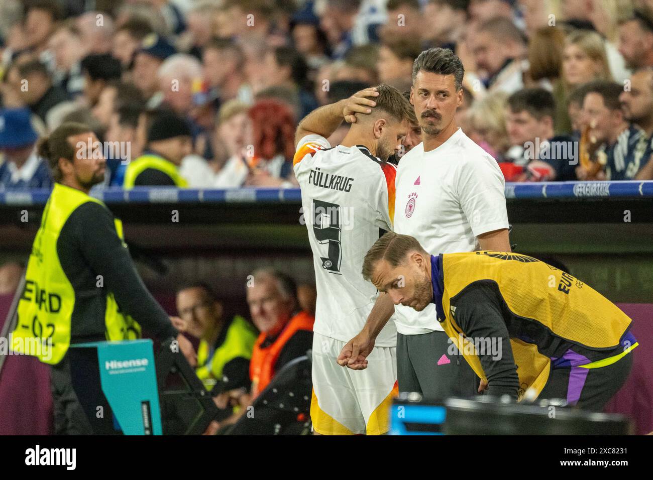 Niclas Fuellkrug (Deutschland #09), Sandro Wagner, GER, Germany (GER ...