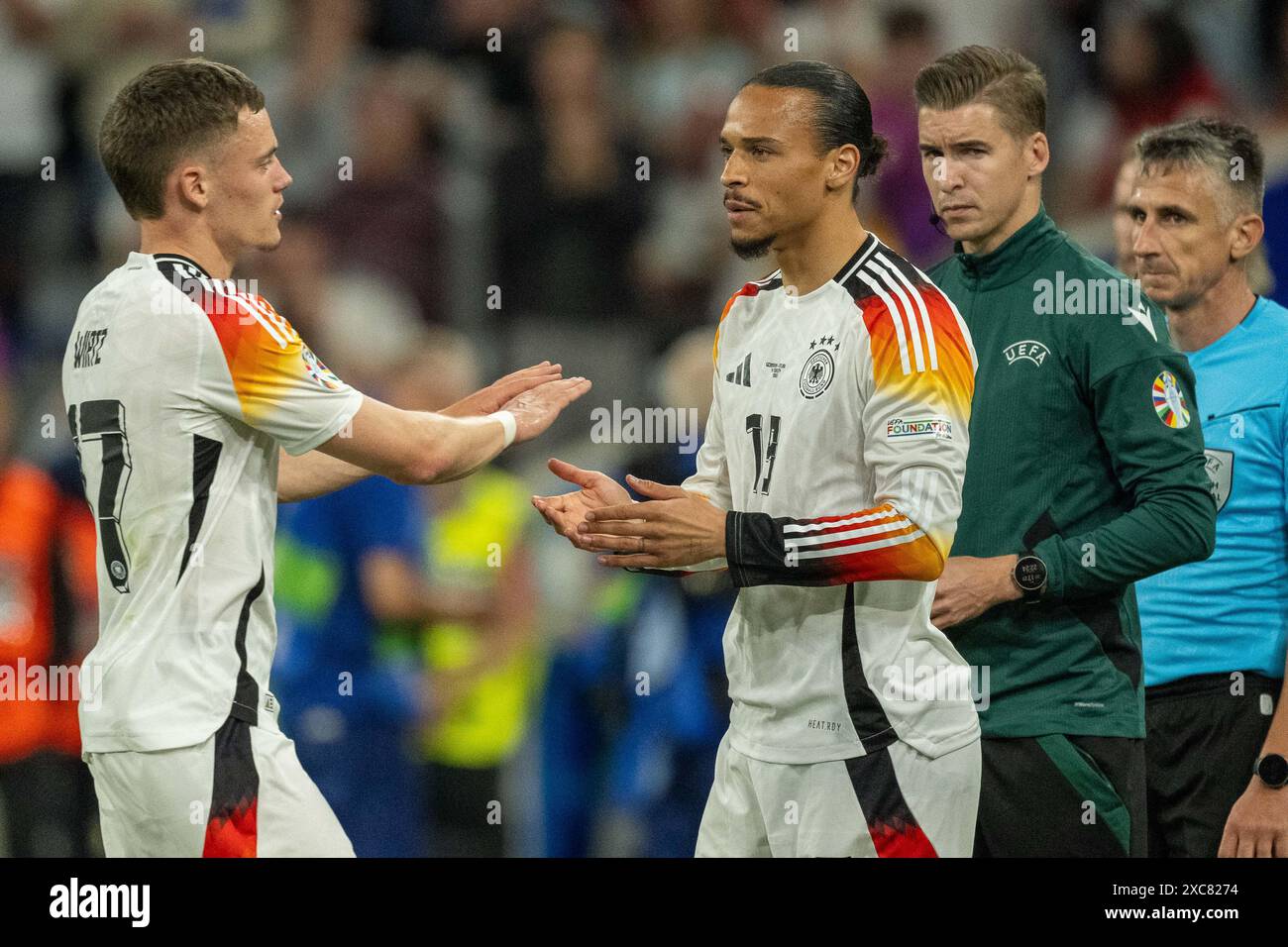 Florian Wirtz (Deutschland,#17), Leroy Sane (Deutschland #19), GER ...