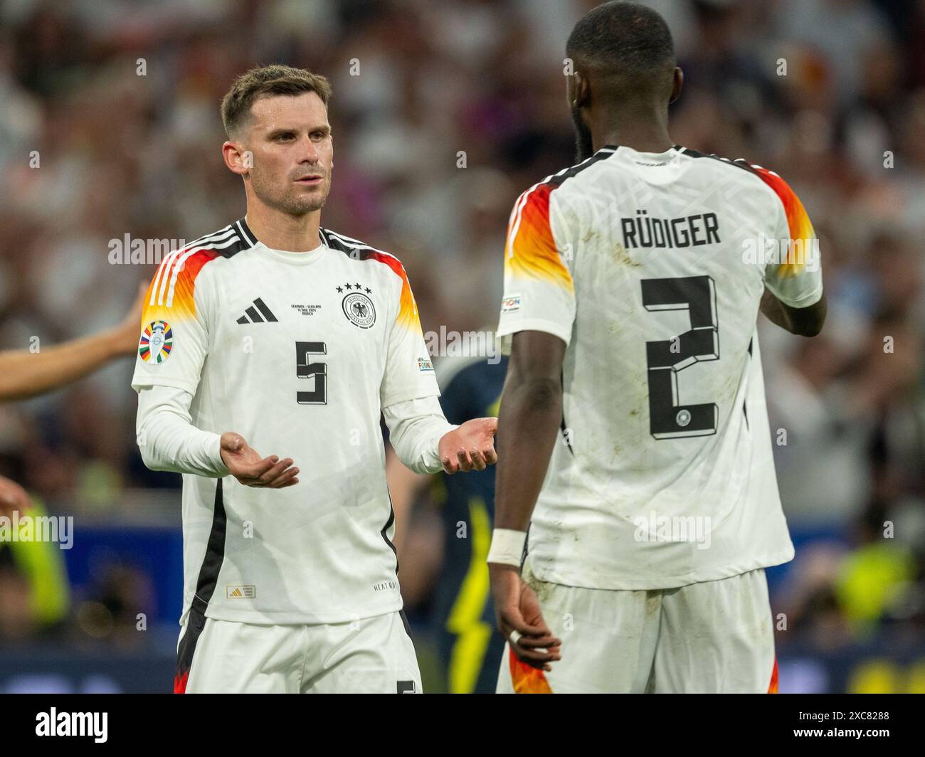 Pascal Gross (Deutschland #05), Antonio Ruediger (Deutschland #02), GER, Germany (GER) vs ...