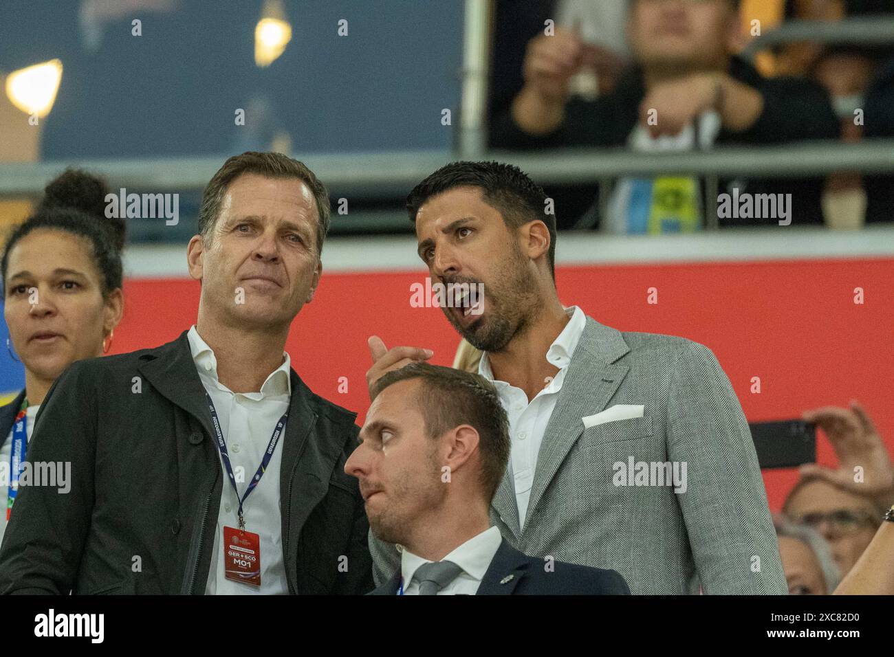 Oliver Bierhoff, Sami Khedira, GER, Germany (GER) vs. Scottland (SCO ...