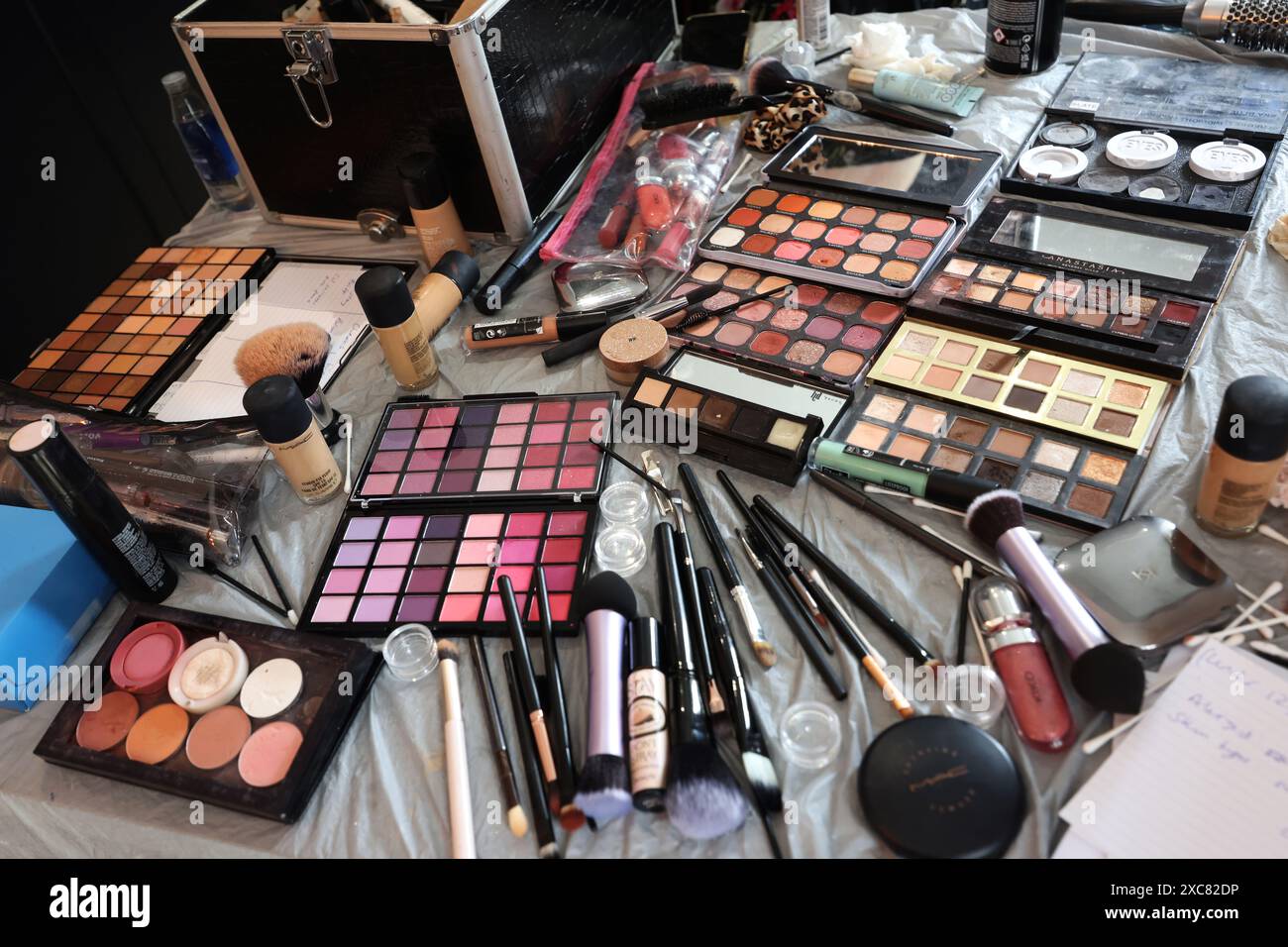 General views of mark-up ready to be used on models and brides in ...