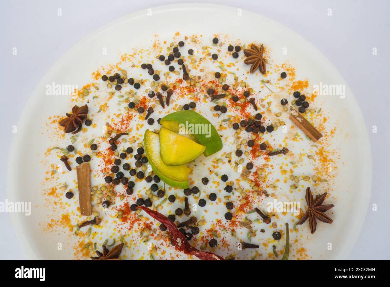 Delightful assortment of Indian spices used for mango pickle. From ...