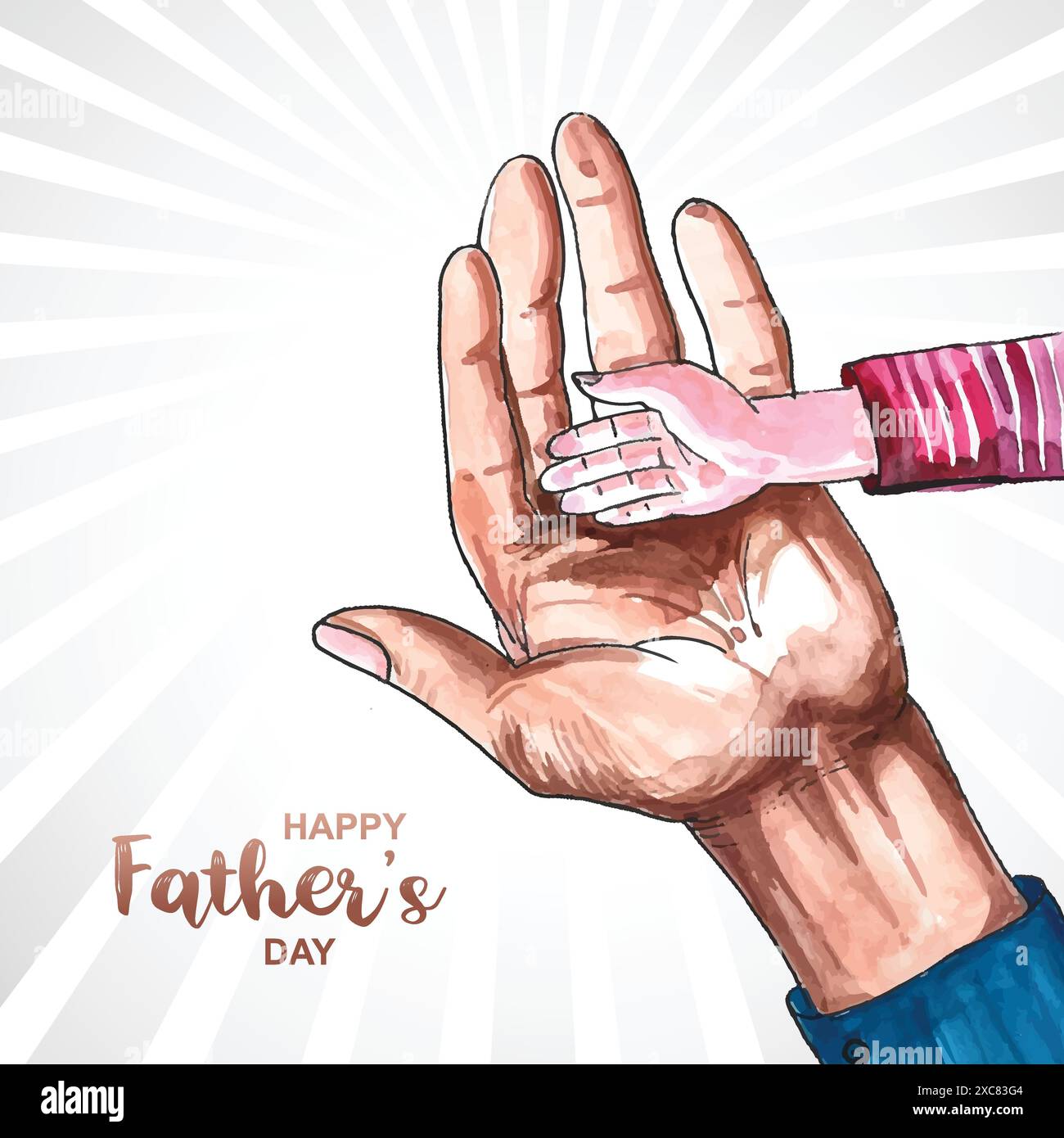 Child holds fathers hand family hi-res stock photography and images - Alamy
