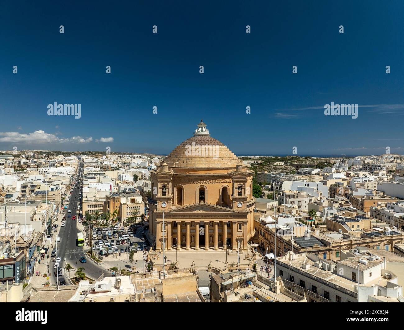 Mgarr, Malta - Panorama of Gnejna bay, the most beautiful beach in ...