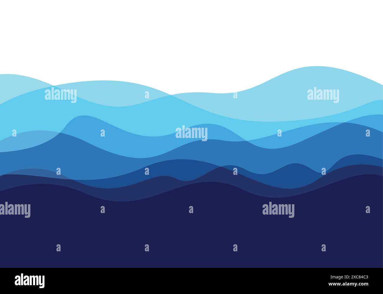 Abstract blue ripples Stock Vector Images - Alamy
