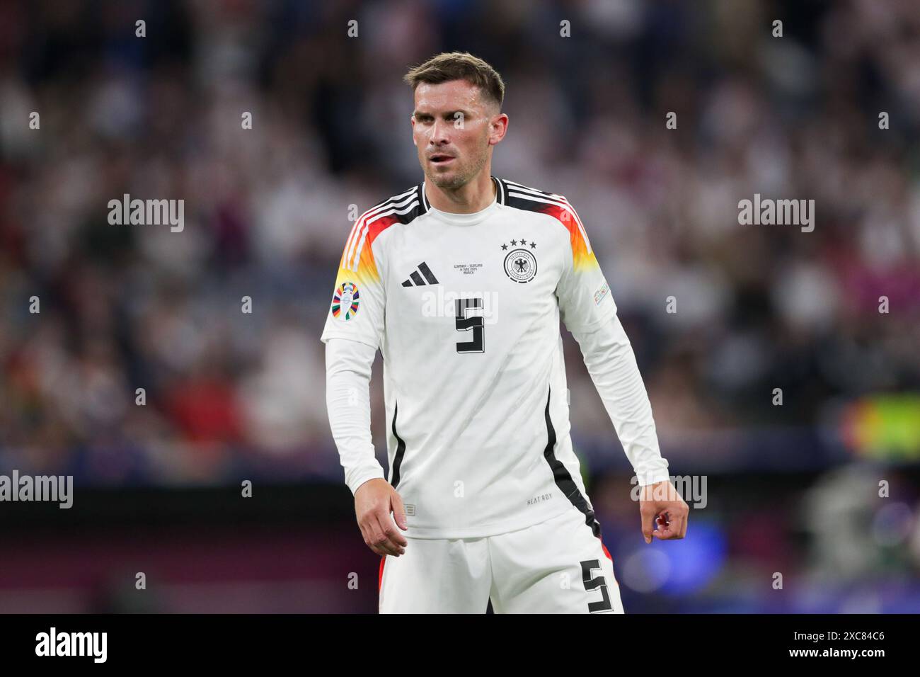 Munich, Germany. 14th June, 2024. Pascal Groß of Germany seen during ...