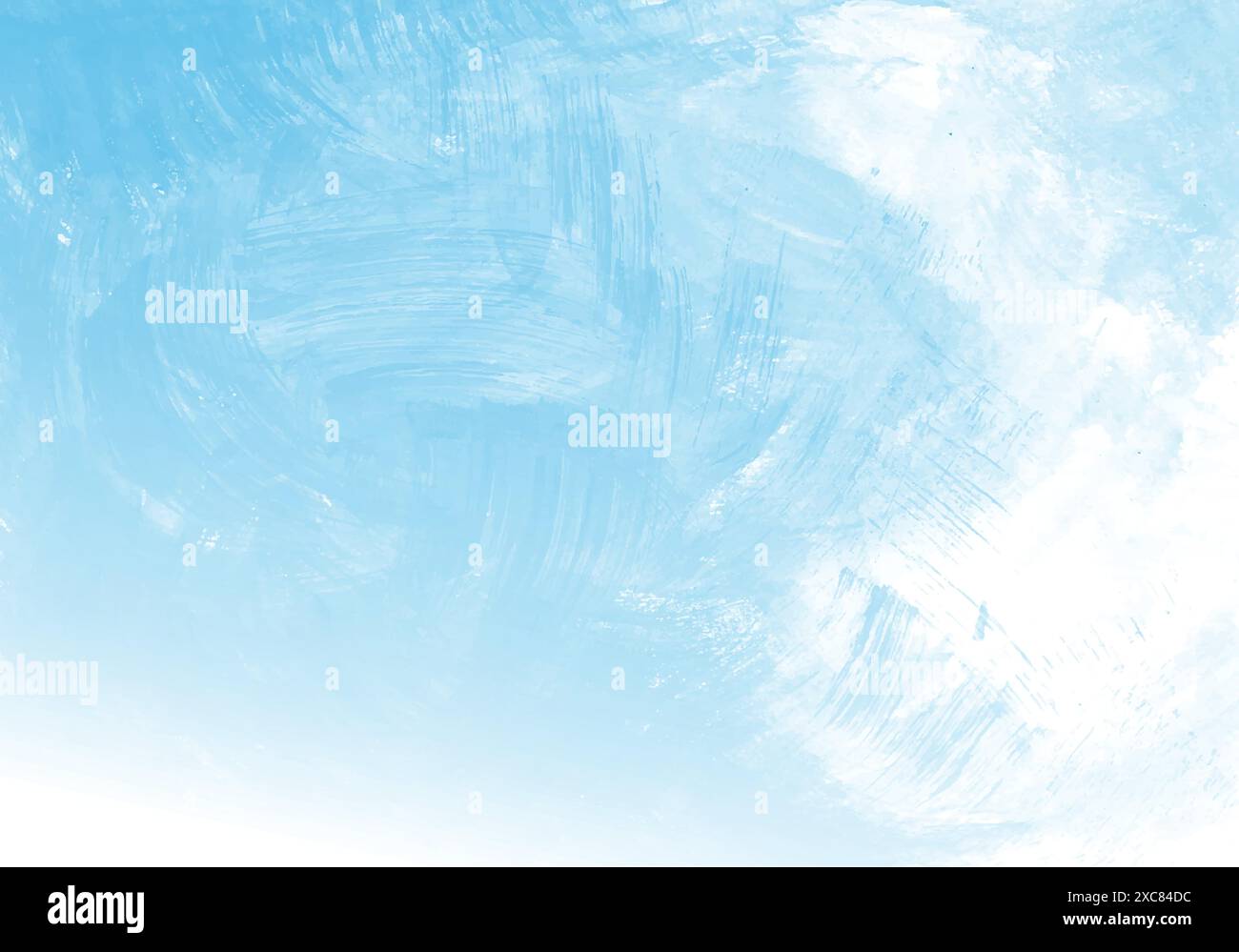 Hand painted blue watercolor texture background Stock Vector Image ...