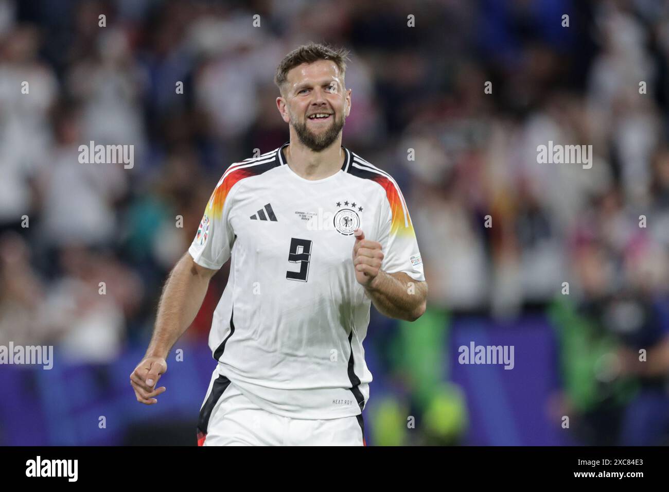 Munich, Germany. 14th June, 2024. Niclas Fullkrug of Germany celebrate ...