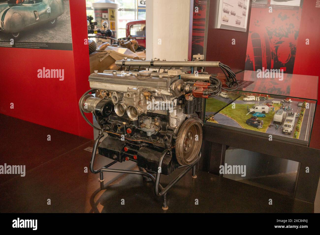 The AWE Wartburg car Museum in Eisenach Germany Stock Photo - Alamy