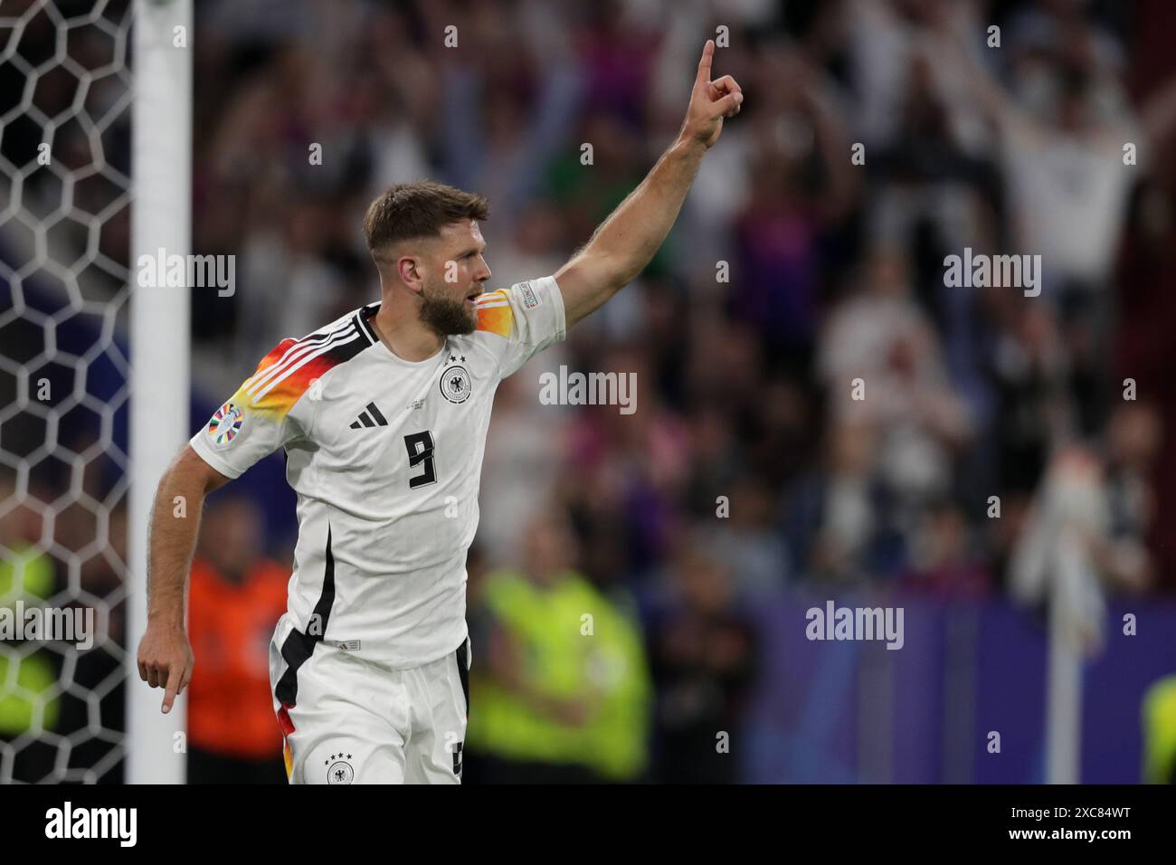 Munich, Germany. 14th June, 2024. Niclas Fullkrug of Germany celebrate ...