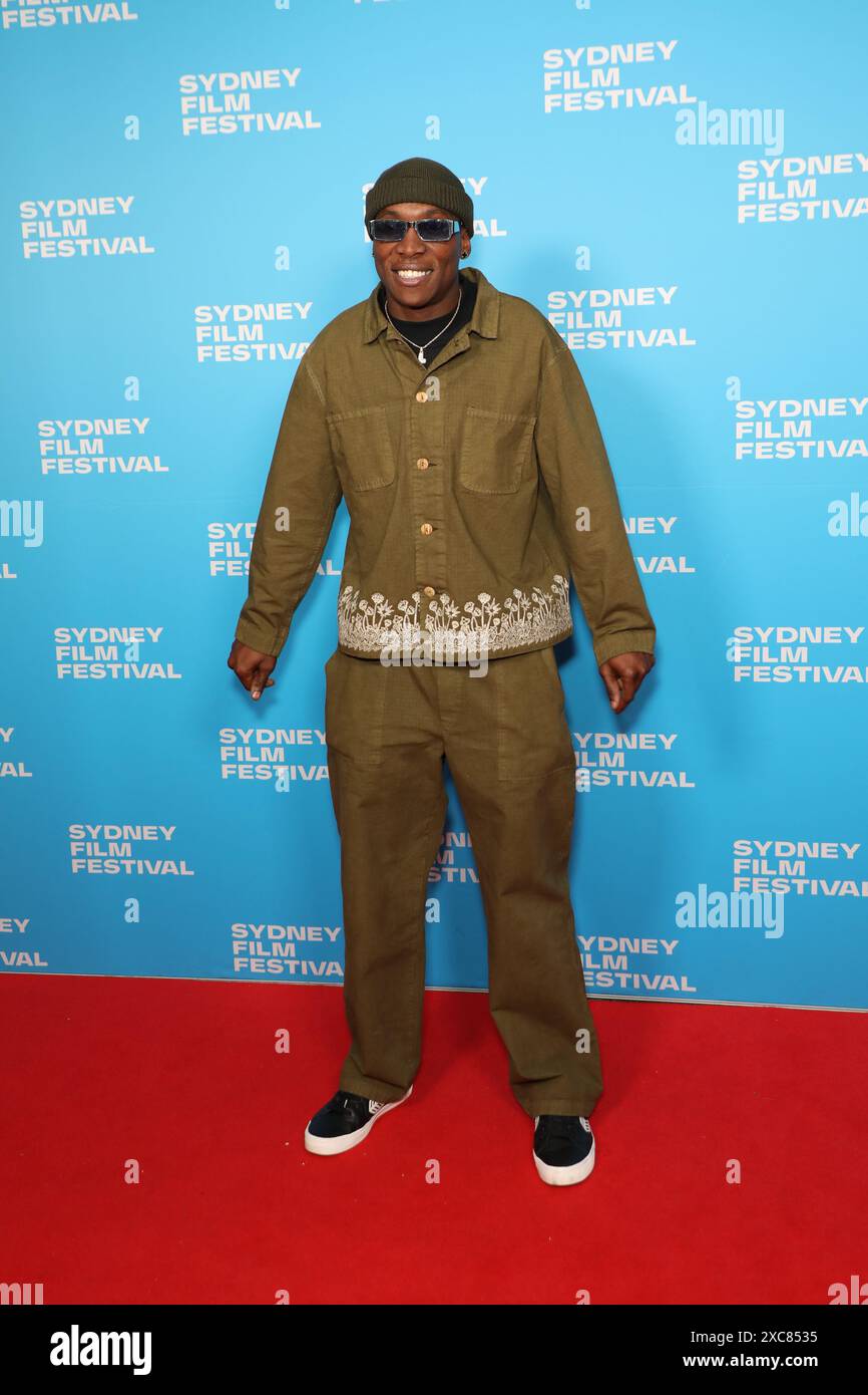 Sydney, Australia. 15th June 2024. Leandre Sanders arrives on the red ...