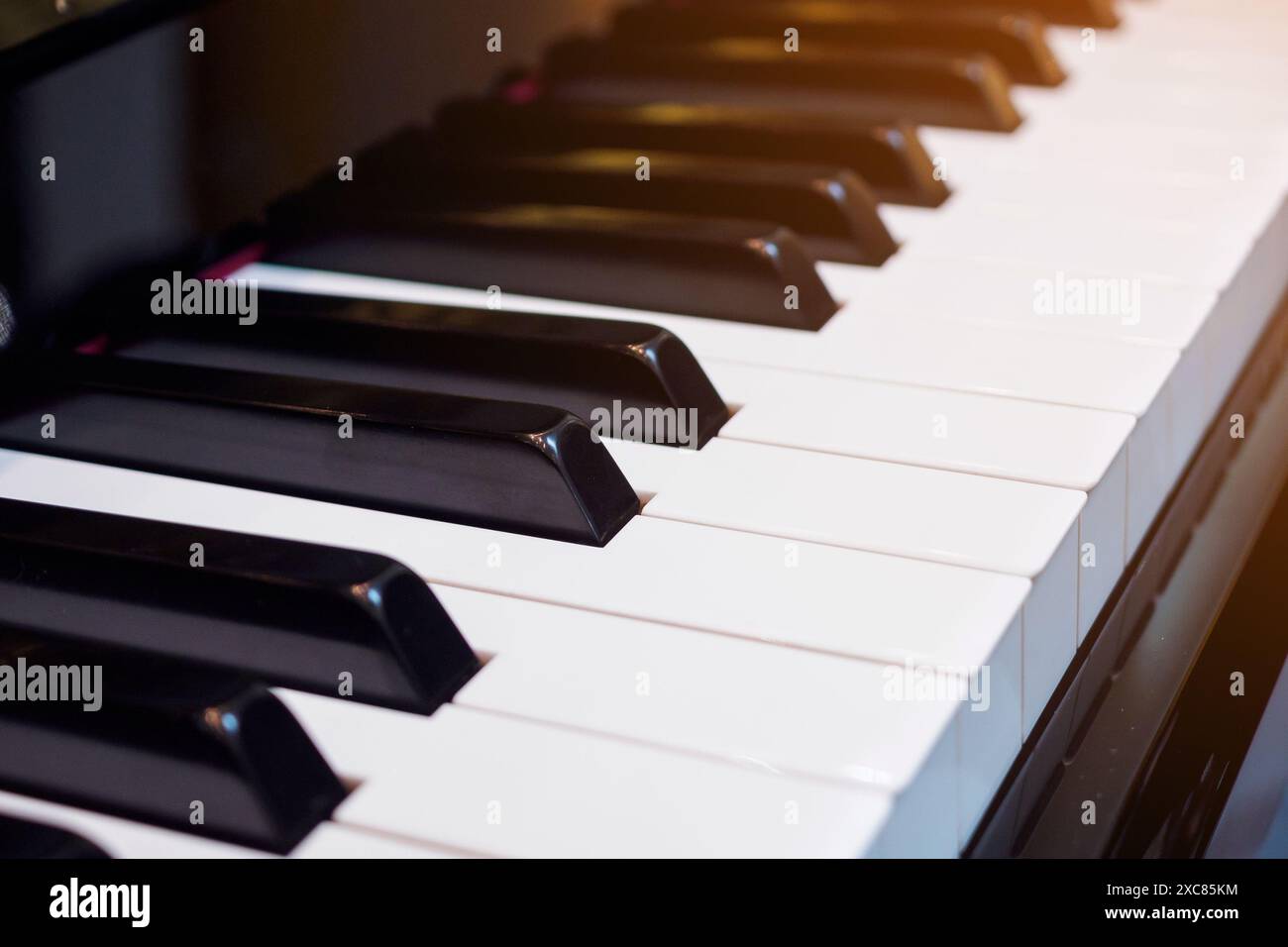 Piano keyboard background musical instrument Stock Photo - Alamy