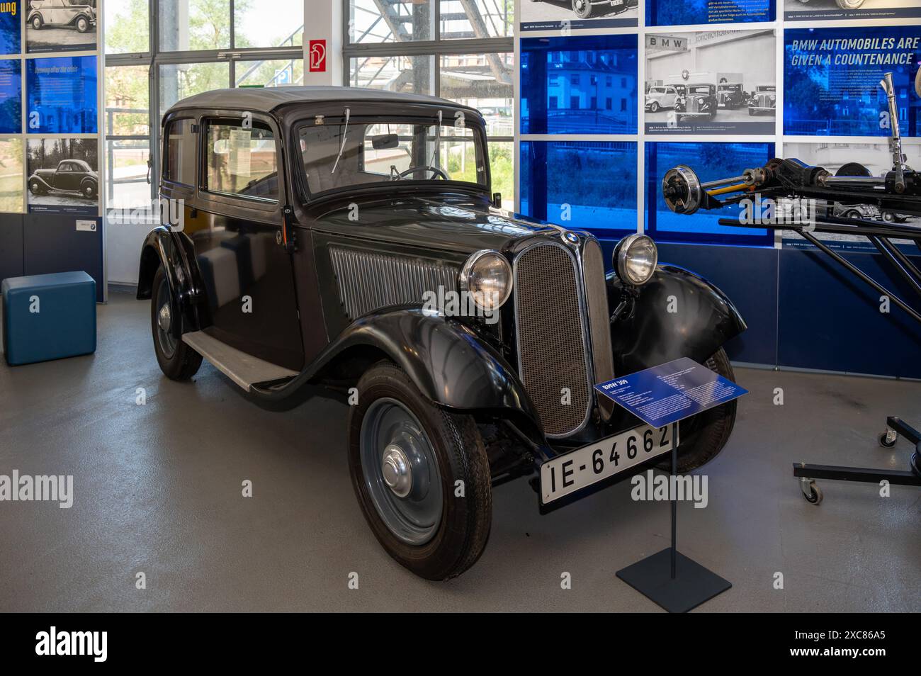 The AWE Wartburg car Museum in Eisenach Germany Stock Photo - Alamy