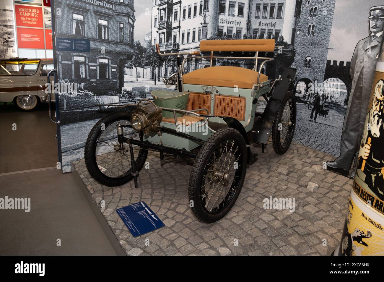 The AWE Wartburg car Museum in Eisenach Germany Stock Photo - Alamy