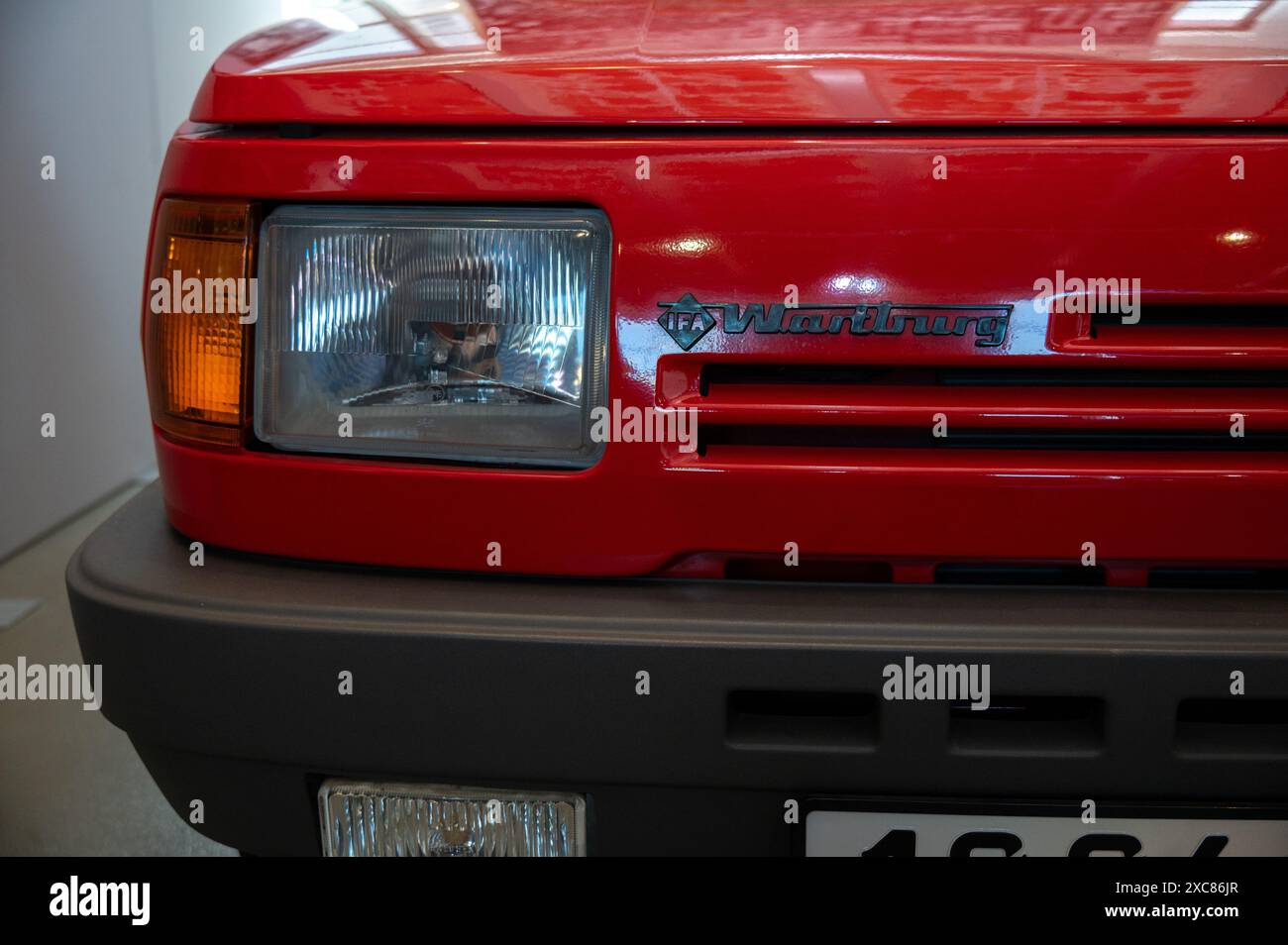 The AWE Wartburg car Museum in Eisenach Germany Stock Photo - Alamy