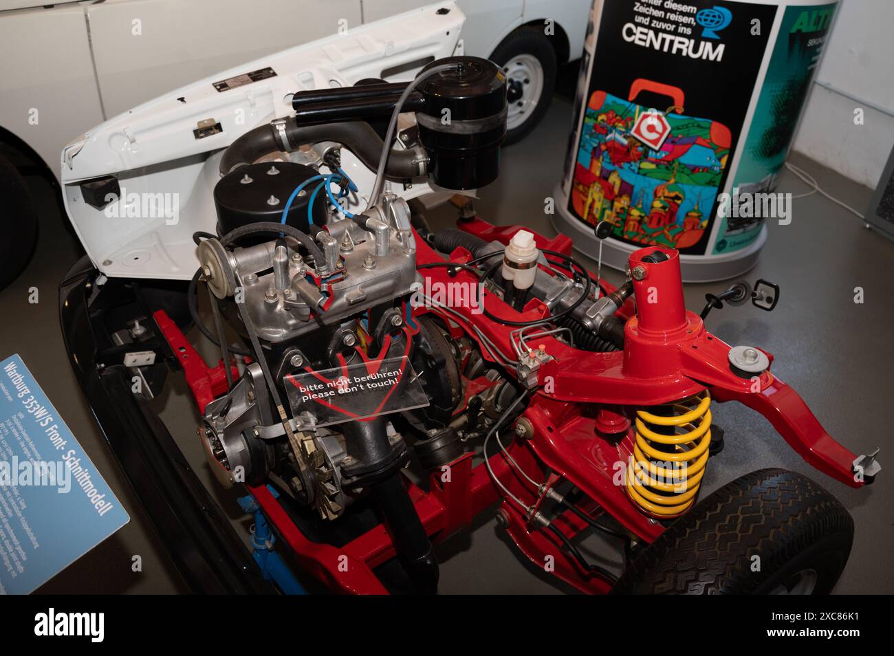 The AWE Wartburg car Museum in Eisenach Germany Stock Photo - Alamy