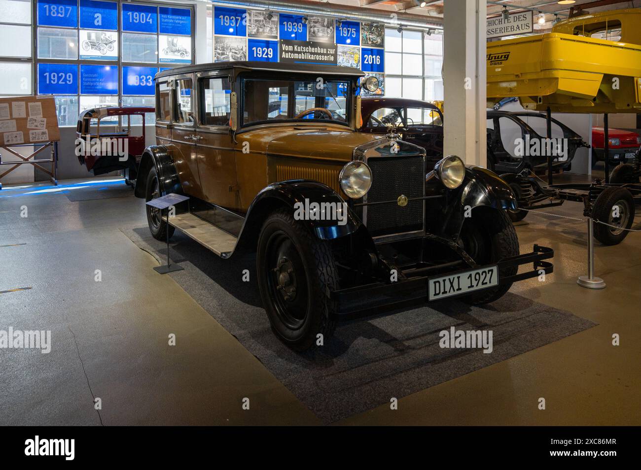The AWE Wartburg car Museum in Eisenach Germany Stock Photo - Alamy
