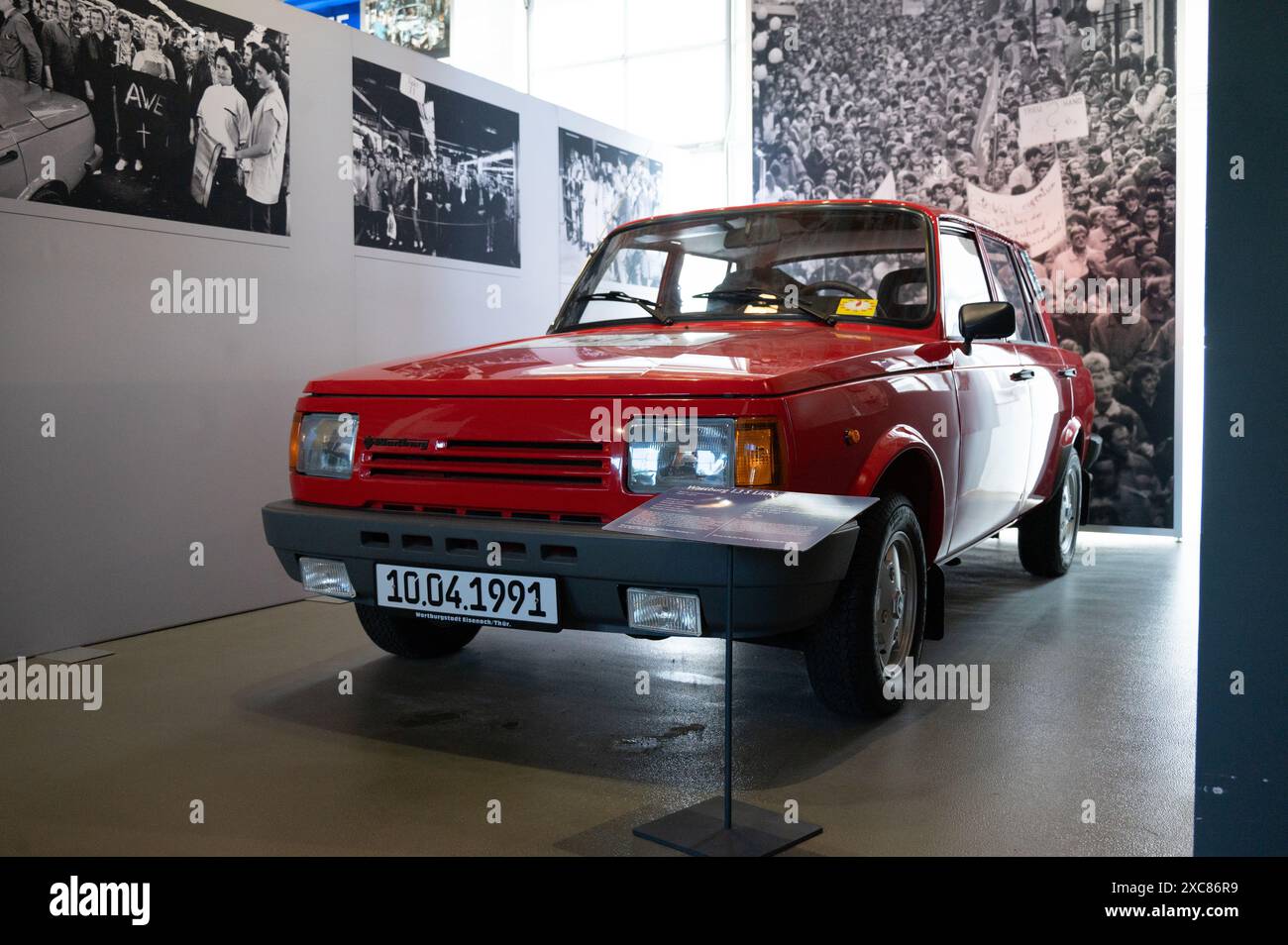 The AWE Wartburg car Museum in Eisenach Germany Stock Photo - Alamy