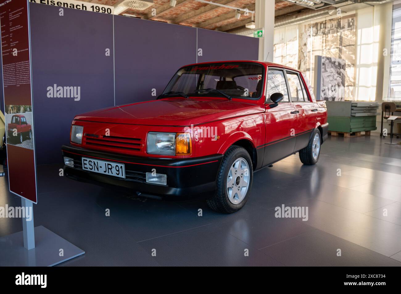 The AWE Wartburg car Museum in Eisenach Germany Stock Photo - Alamy